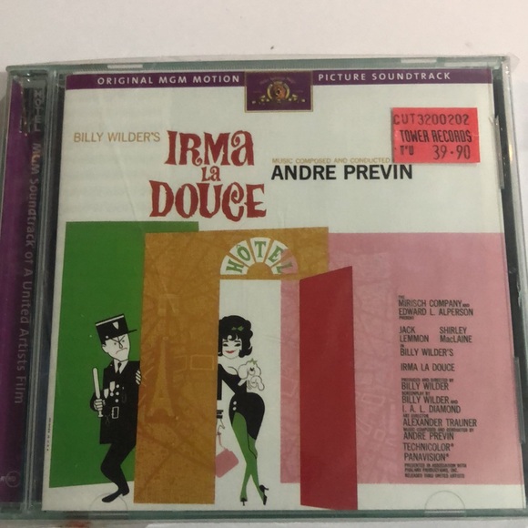 Mgm Media Mint Andre Previn Irma La Douce Original Mgm Motion Picture Soundtrack Cd Poshmark